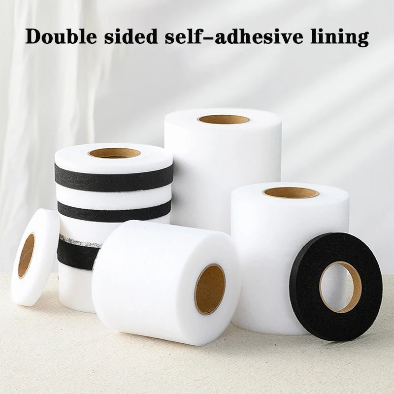 70yards-Double-sided-Interlining-Adhesive-Fabric-Clothes-Iron-On-Hem-Fusible-Interlining-Tape ...