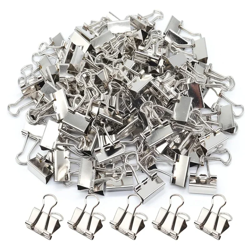 5-10Pcs-Binder-Clips-Metal-File-Paper-Clips-Colorful-Paper-Clip-Clamp ...