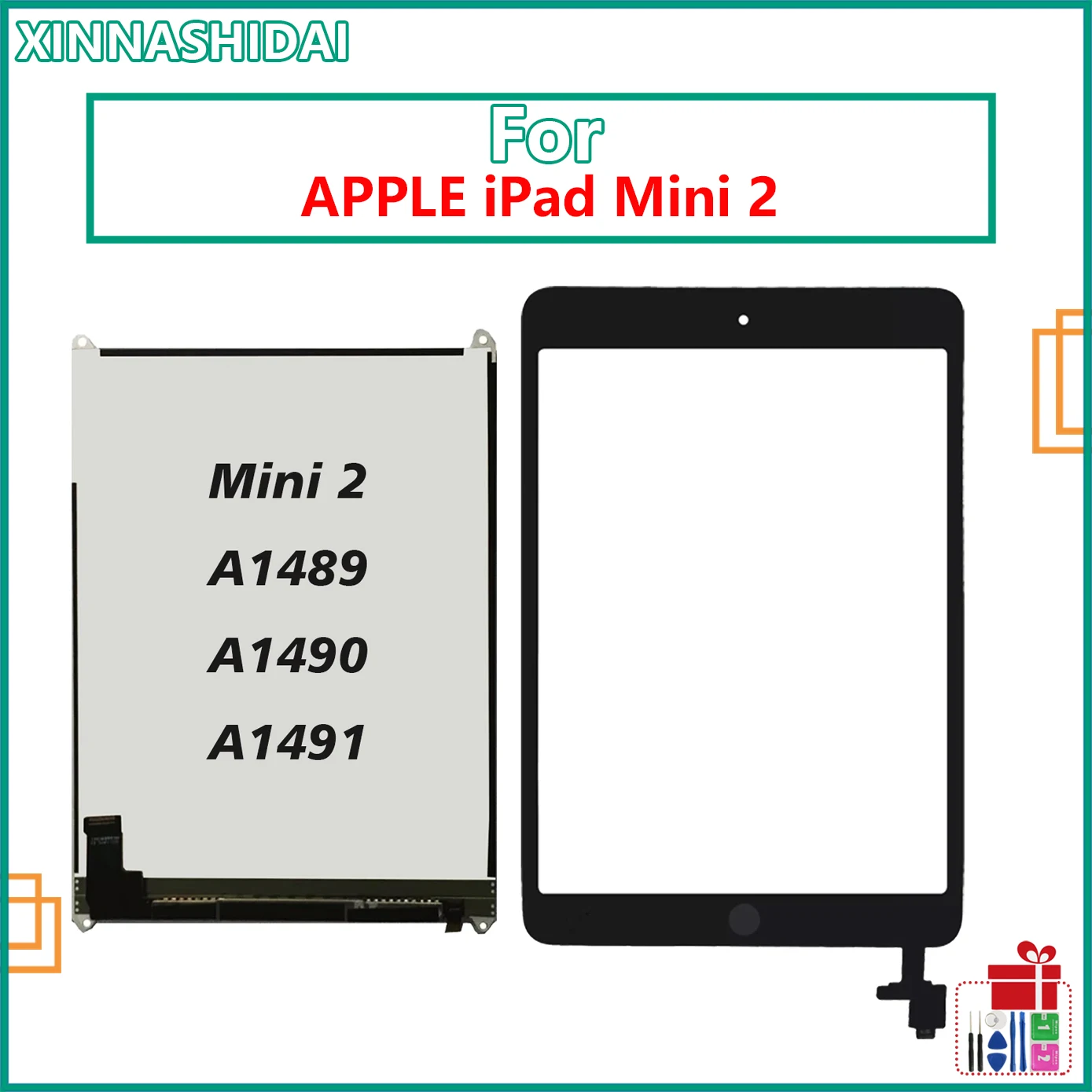 LCD-Display-For-Apple-iPad-Mini-2-A1489-A1490-A1491-7-9-100-New-LCD ...