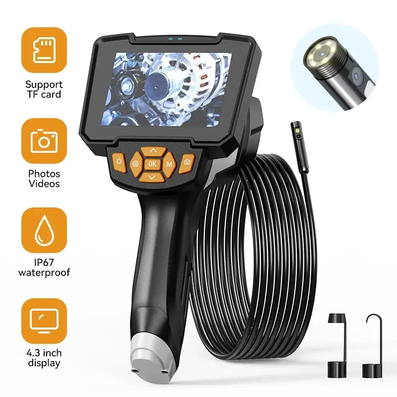 Industrial-Endoscope-HD1080P-Single-Dual-Lens-Camera-8MM-Car-Inspection ...