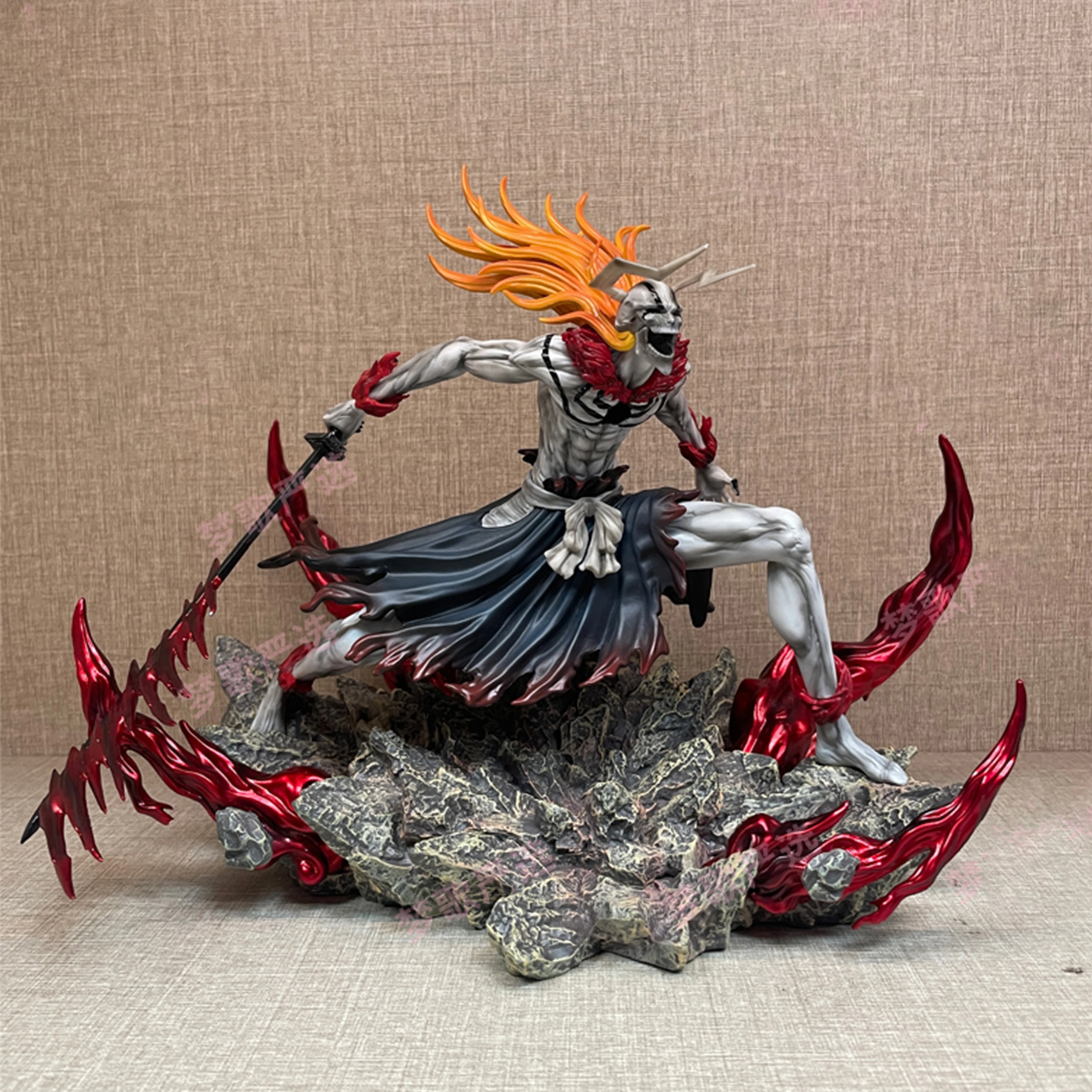23cm Bleach Figure Kurosaki Ichigo Anime Figures Action Statue Model ...