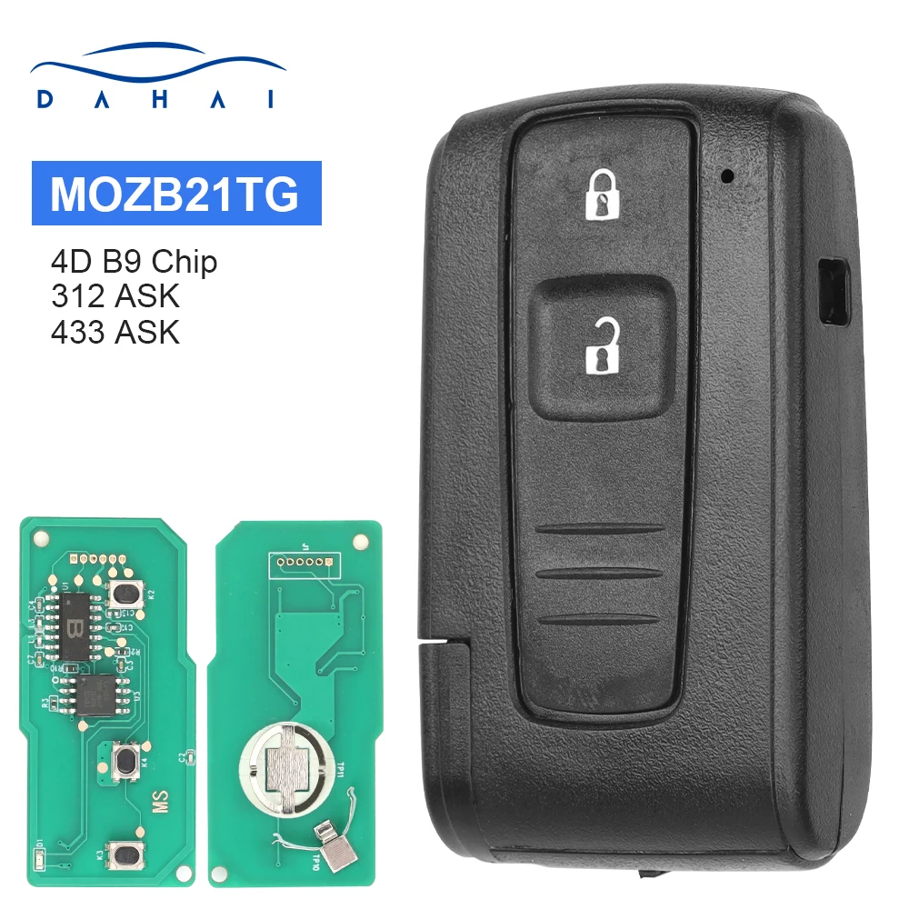 dahai Car Remote Control Key For Toyota Prius 2004-2009 MOZB21TG B9Chip ...