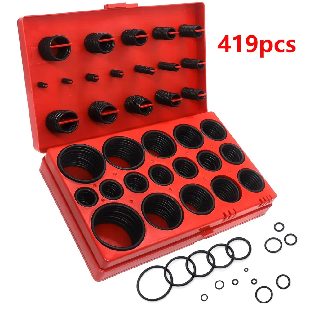 419-225PCS-Set-Universal-O-Ring-Assortment-32-Size-Nitrile-Rubber-Ring ...
