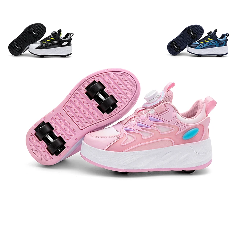 Trendy-Swivel-Buckle-Children-Roller-Skates-Shoes-Boys-Girls-Kids ...