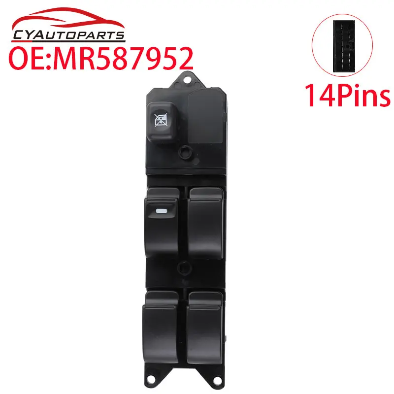 New Front Left Power Window Switch For Mitsubishi L200 2005-2015 Pajero ...