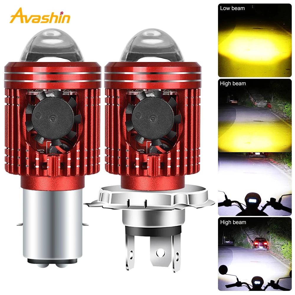 10000LM-H4-H6-12V-LED-Motorcycle-Headlight-Bulb-Moto-Spotlights-CSP ...