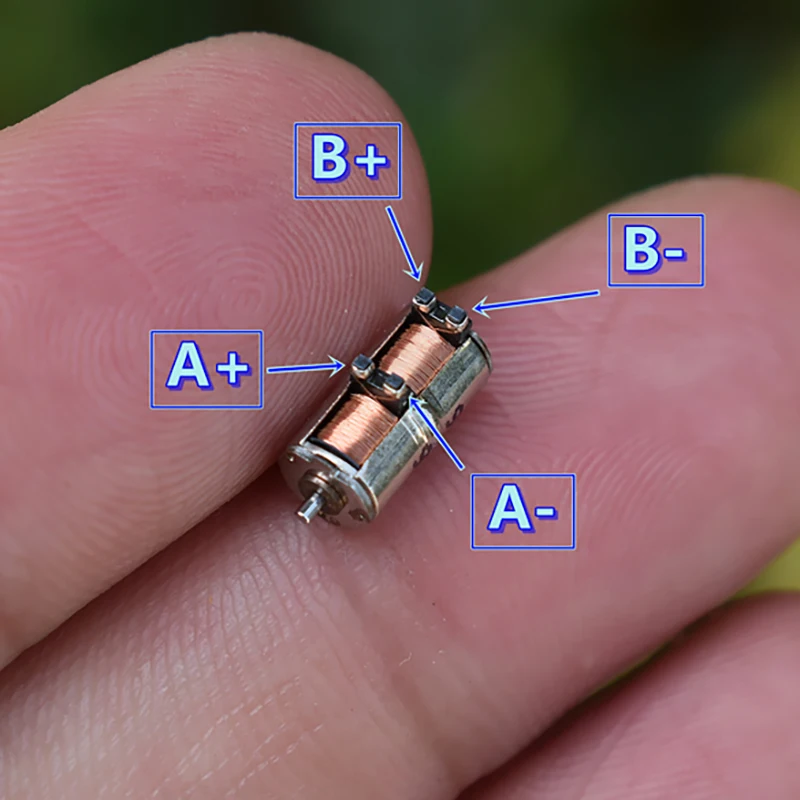 4MM-Stepper-Motor-Two-phase-Four-wire-Ultra-micro-Precision-Stepper ...