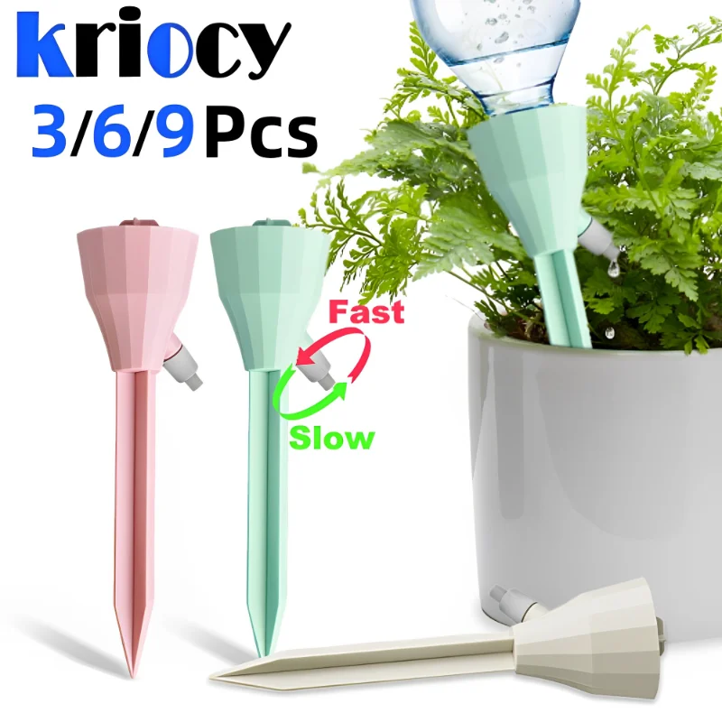 Automatic Drip Irrigation System Self Watering Spike for Flower Plants ...