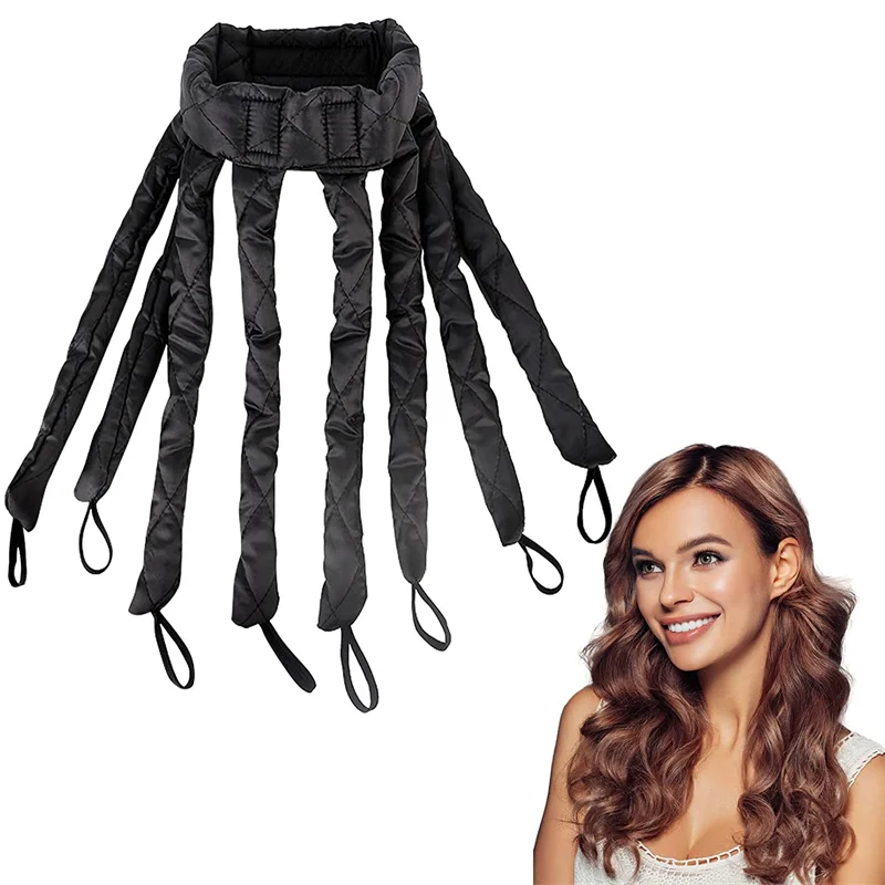 Octopus-Heatless-Curling-Rod-Headband-Hair-Curler-No-Heat-Headband ...