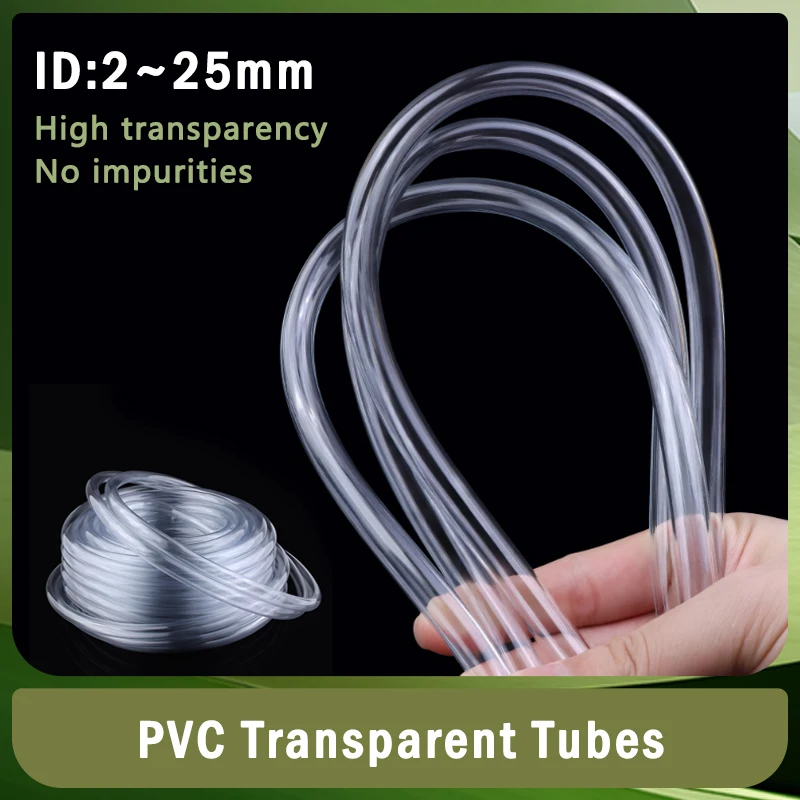 High Quality Transparent PVC Plastic Hoses 2 3 4 5 6 8 10 12 14 16 18 ...