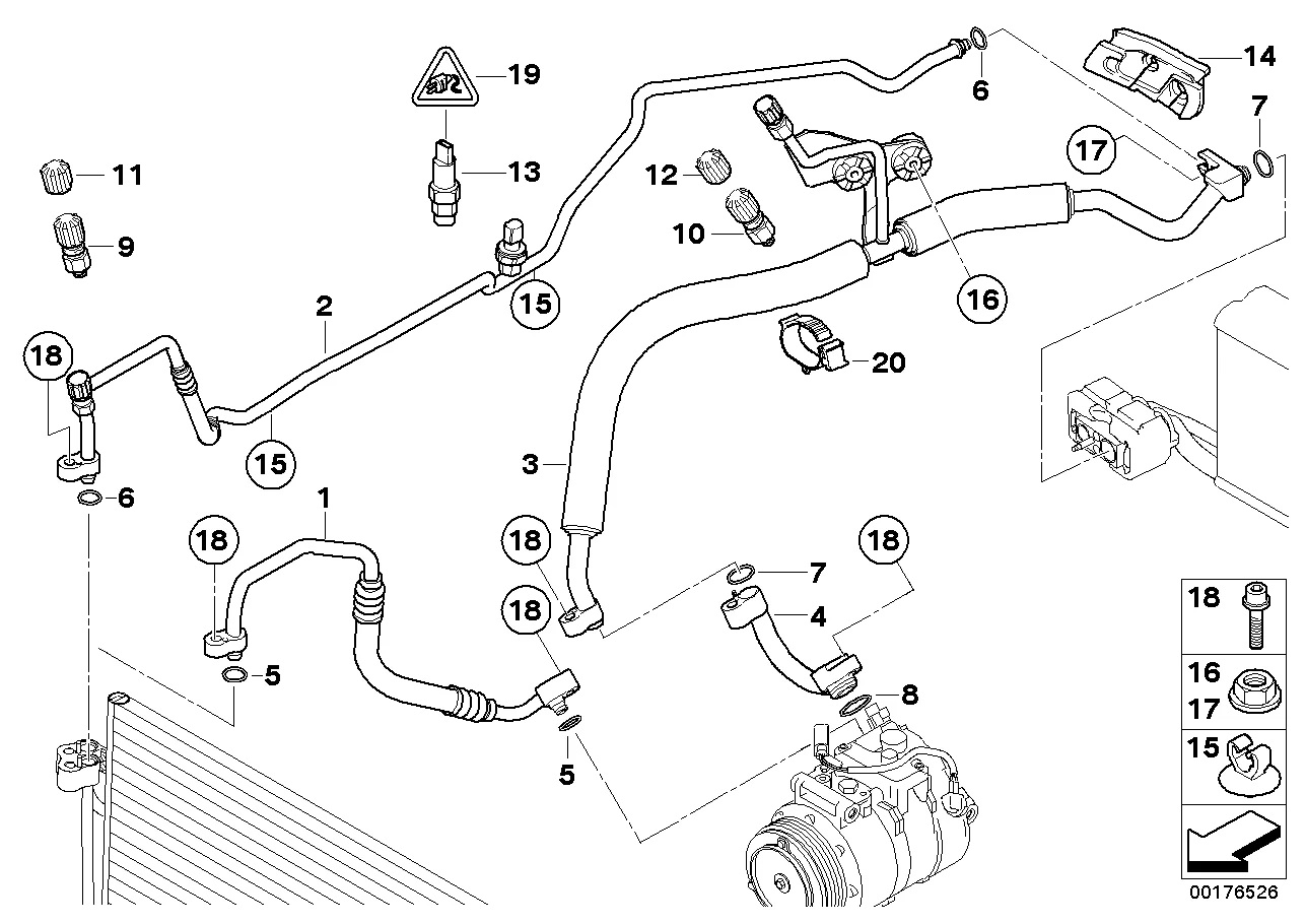New for Car OE A2045285782 64506911953 18B121764 51768063028 4C1422893 ...