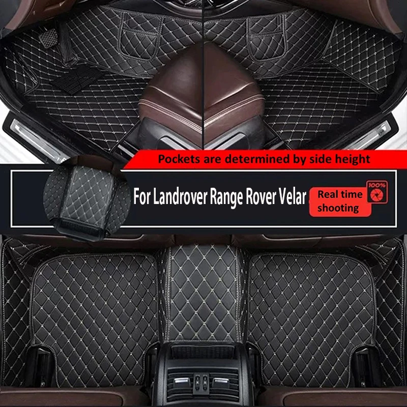 Custom-Car-Floor-Mats-For-Landrover-Range-Rover-Velar-Auto-Carpets-Foot ...