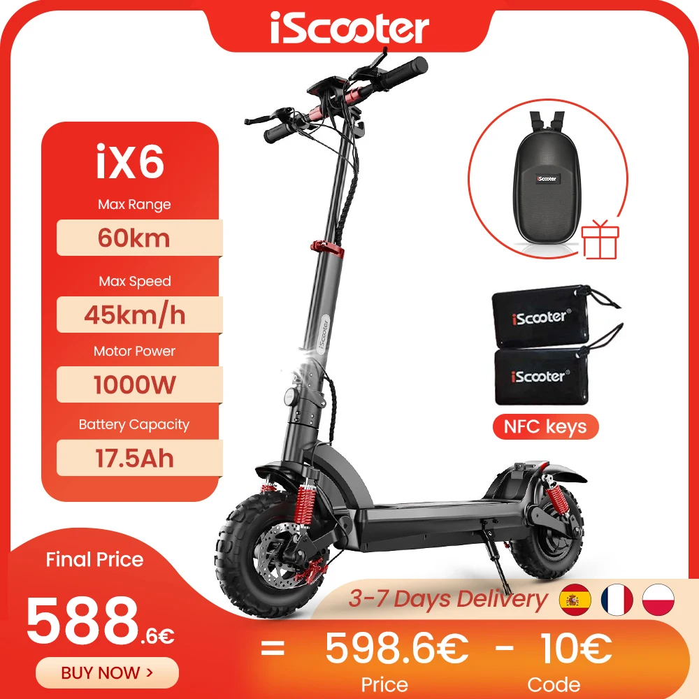 ix6-Electric-Scooter-17-5Ah-1000W-Scooter-11inch-Anti-skid-Off-Road ...