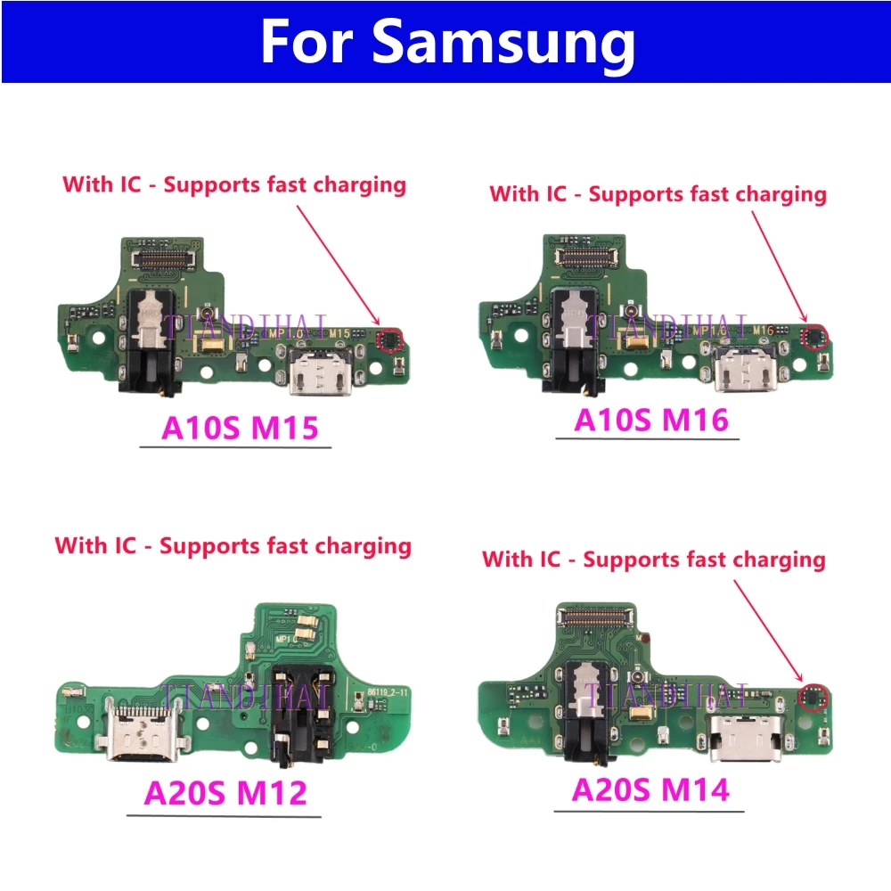 USB Charging Port Board Flex Cable Connector Parts For Samsung Galaxy ...