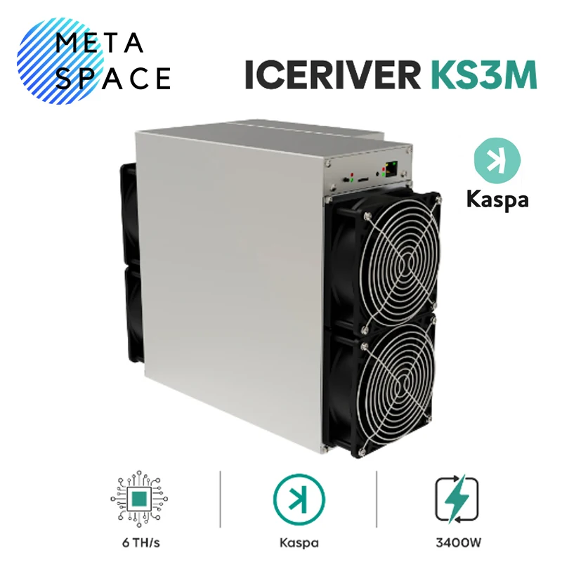 New-ICERIVER-KS3M-6TH-S-KAS-Mining-Machine-KAS-Miner-Asic-Miner-Kaspa ...