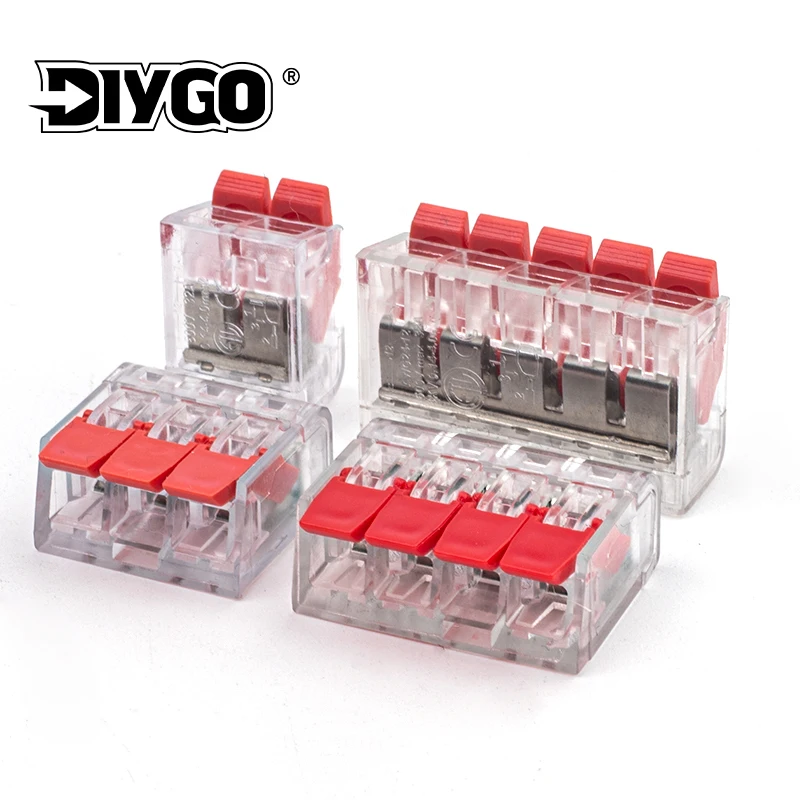 25PCS-Mini-Universal-Compact-LED-Splice-Push-in-Wire-Connector ...