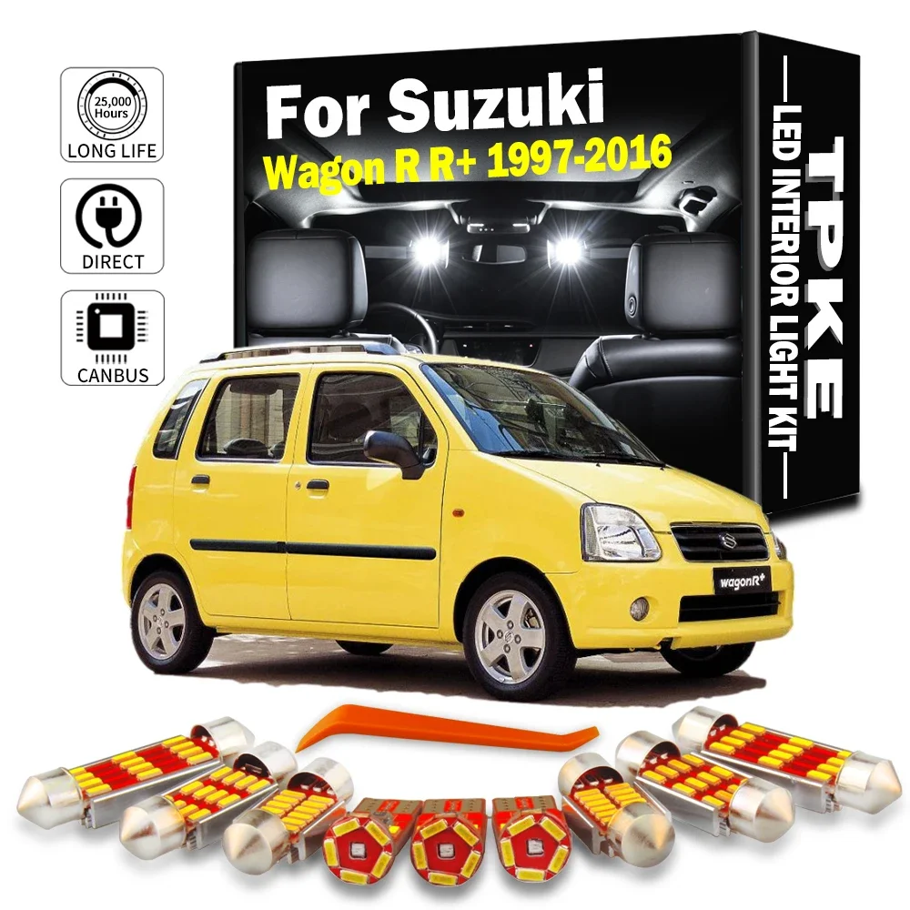 TPKE-Vehicle-LED-Interior-Map-Dome-Light-Kit-For-Suzuki-Wagon-R-R-1997 ...
