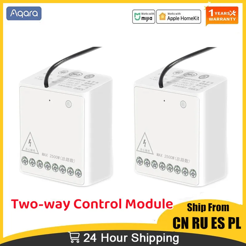 Aqara-two-way-Control-Module-Wireless-Relay-Switch-Controller-Zigbee ...
