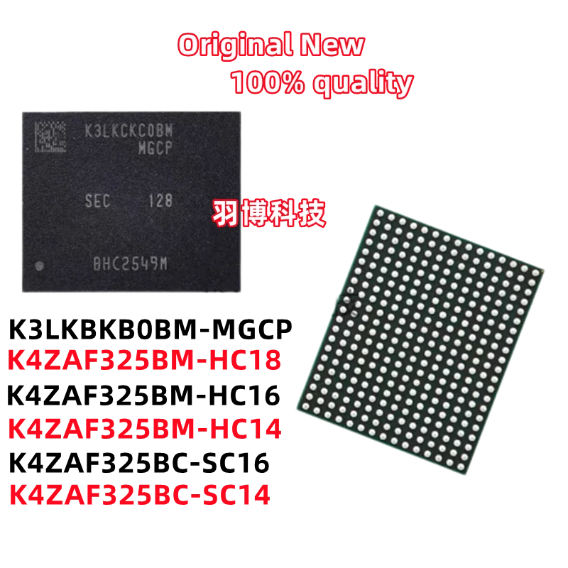 1PCS New original K3LKBKB0BM-MGCP K4ZAF325BM-HC18 K4ZAF325BM-HC16 ...