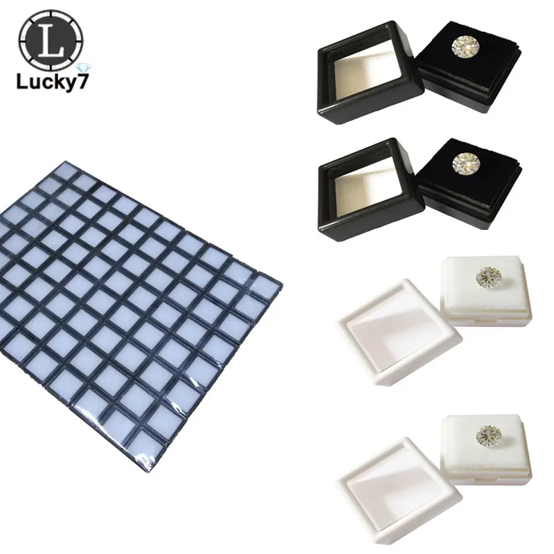 Wholesale 80pcs/lot Plastic Square Loose Gravel Display Package Box Gem ...