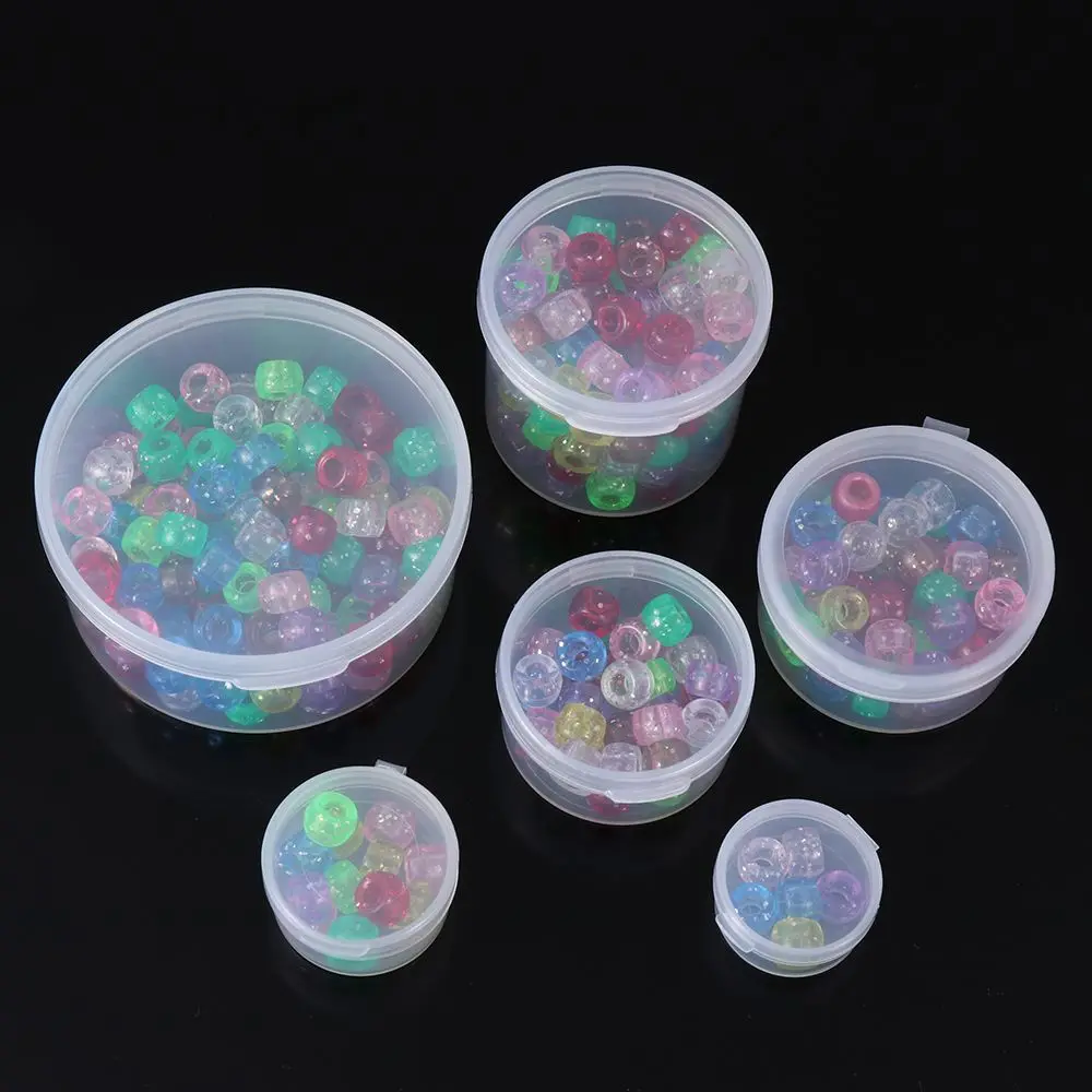 1Pcs-Small-Round-Plastic-Beads-Container-Small-Jewelry-Storage-Box-New ...