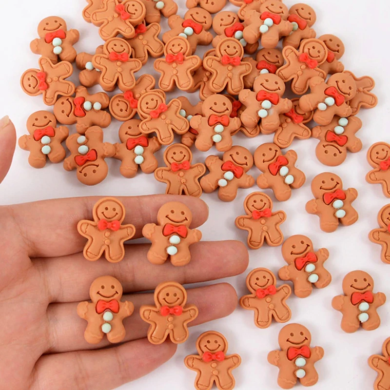 10-20-Stuks-Kerst-Peperkoek-Man-Hars-Beeldje-Flatback-Diy-Kerst-Hanger ...
