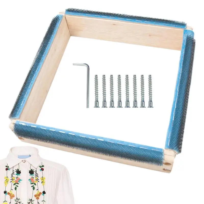 Embroidery-Hoops-Wooden-Gripper-Strips-For-Punch-Needle-Frame-With ...