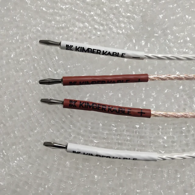 4pcs/set Hi-End Hifi audio 12TC OCC Jumper wire hifi speaker cable ...