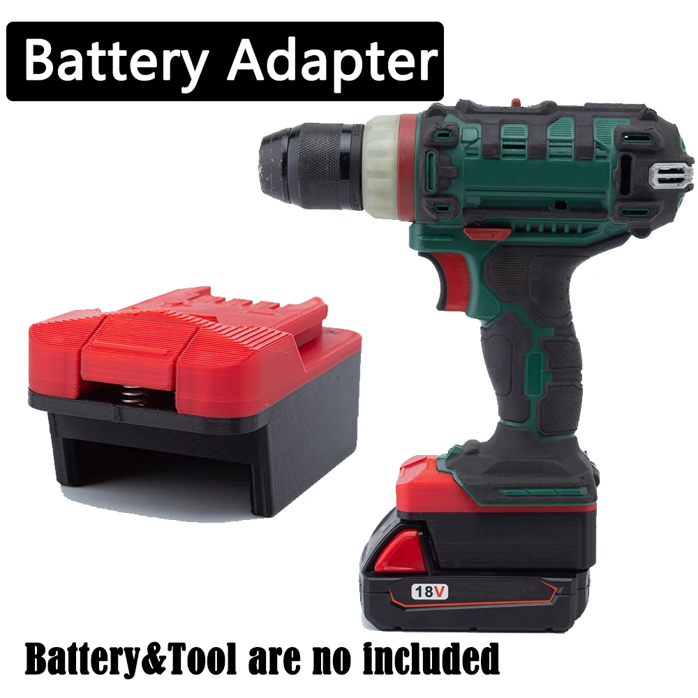For-Milwaukee-18V-Lithium-ion-Battery-Adapter-Converter-To-Parkside ...