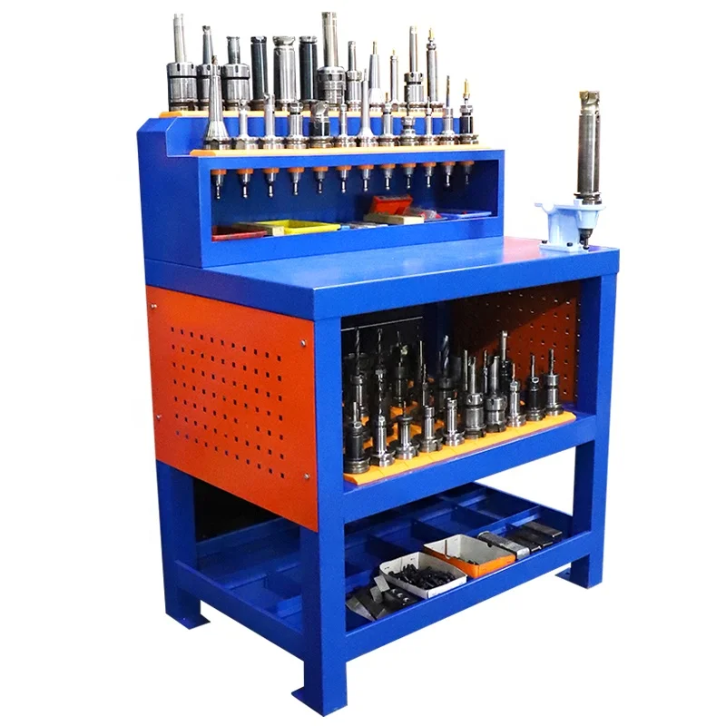 Blue Colour Customized High Quality Workshop Cnc Tool Holder Storage Trolley Cabinet For Cnc