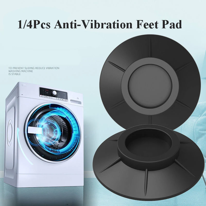 1/4Pcs Anti Vibration Feet Pads Rubber Legs Slipstop Silent Skid Raiser ...