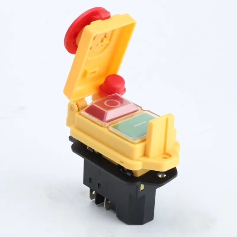 Electromagnetic Switch 4/5 Pin 120V 220V ON-OFF Momentary Reset Push ...