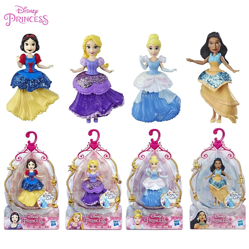 Original-Disney-Princess-Rapunzel-Cinderella-Snow-White-Collectible-Mini-Doll-Dressing-Toys ...