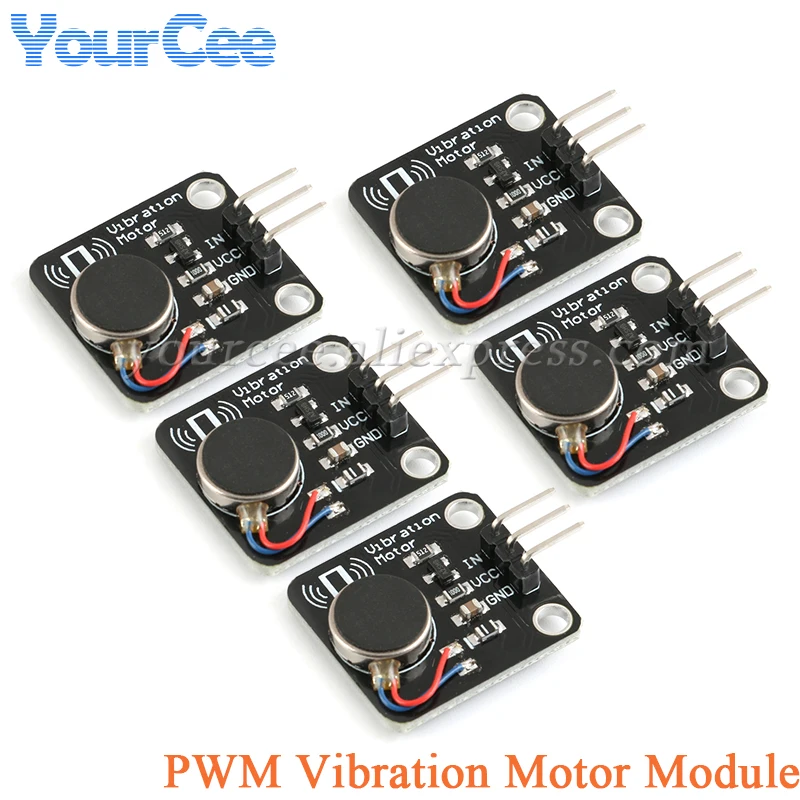 Perlengkapan-elektronik-DIY-5-buah-1-buah-PWM-modul-Motor-getaran-DC ...
