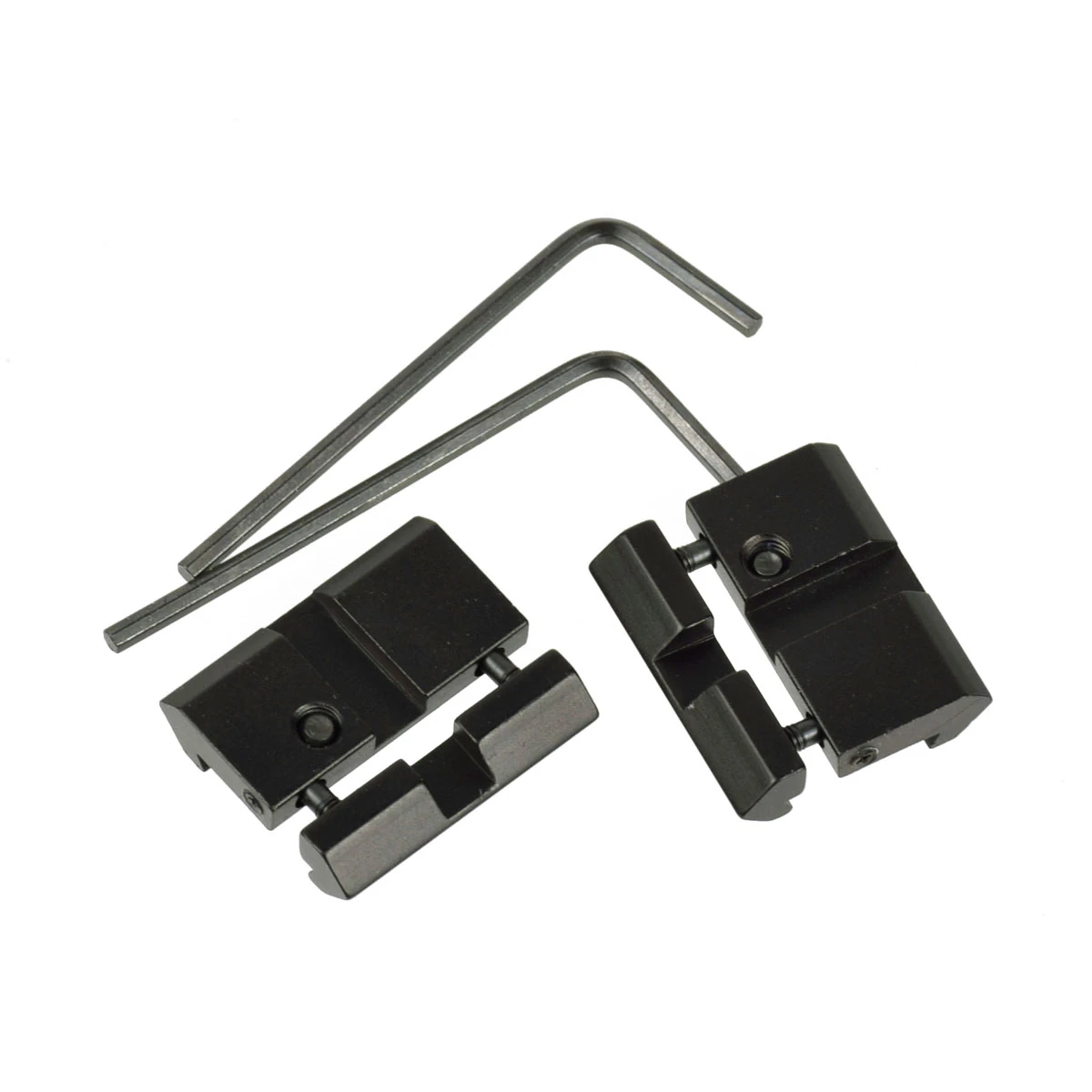Dovetail To Weaver Picatinny Base Snap in Rail Adapter 11mm to 22mm Low ...