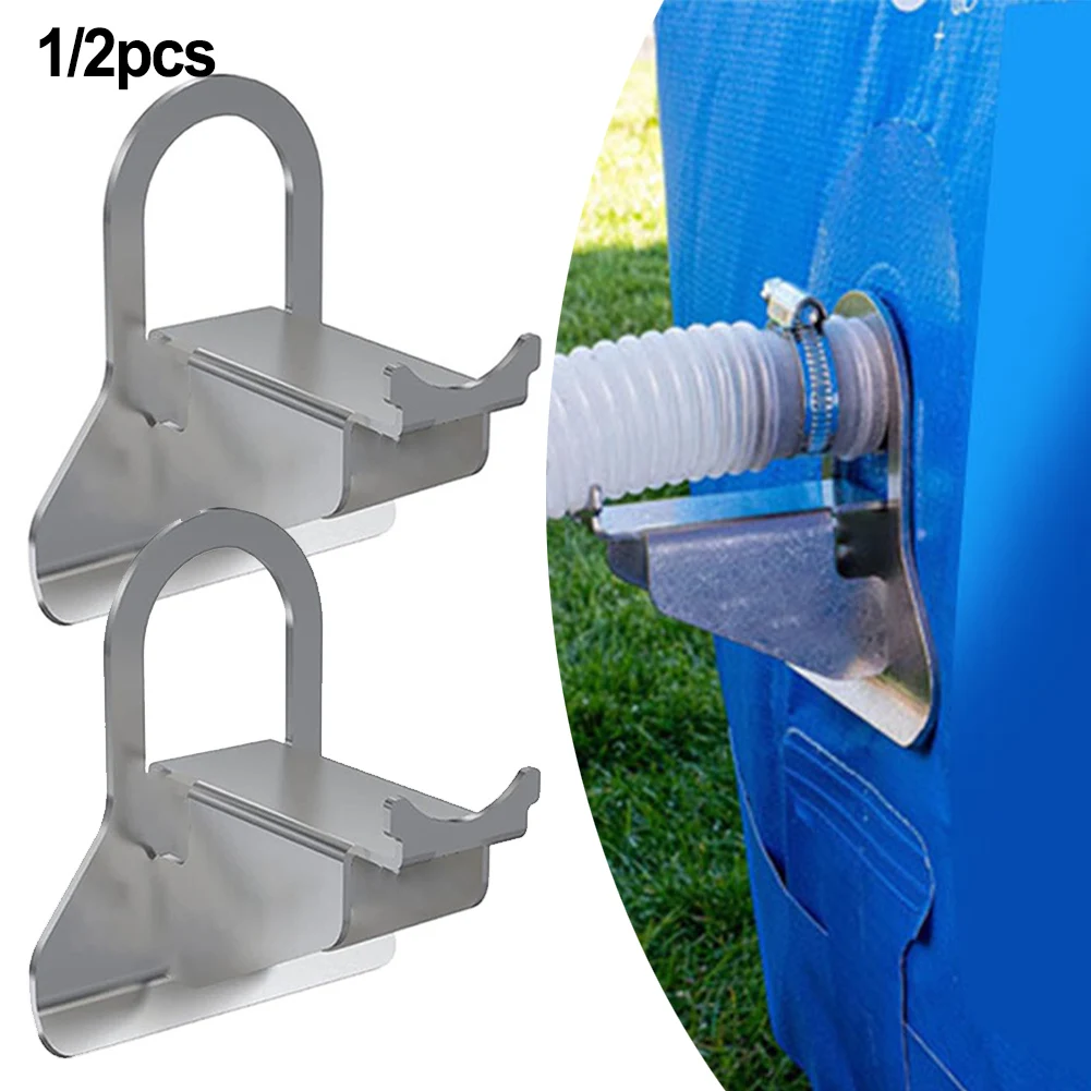 Grey-Swimming-Pool-Pipe-Holder-Mount-Supports-Pipes-26-38mm-For-Intex ...