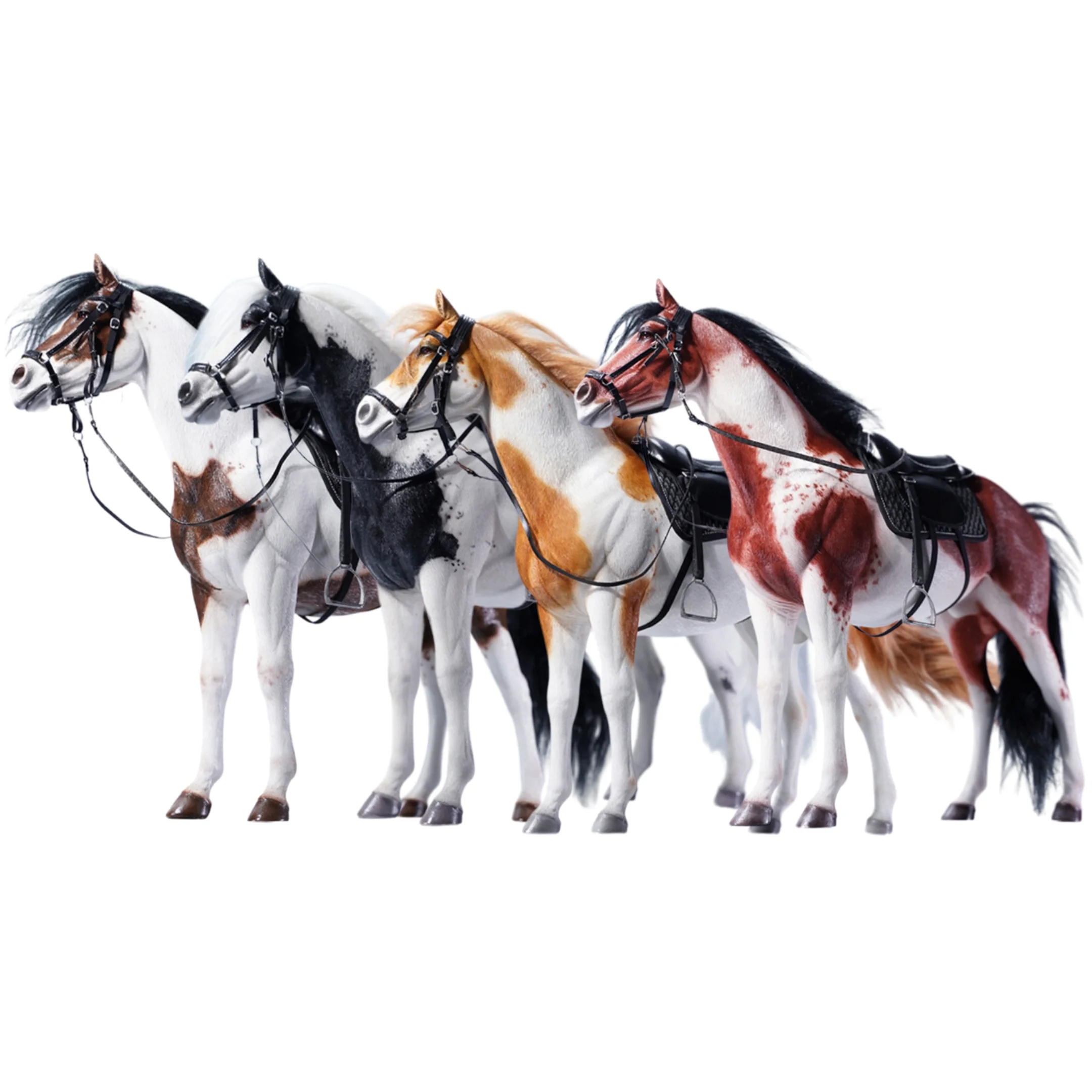 1/6 Warhorse Resin Model American Flower Horse Equestrian Arts and ...