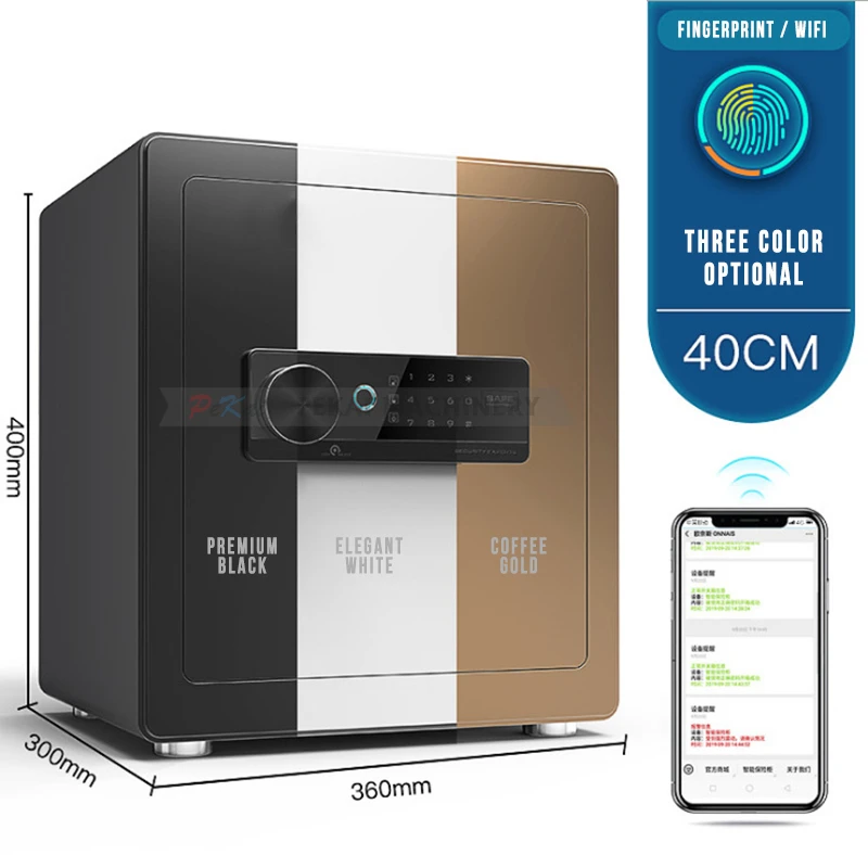 40CM Height Security Combination Lock Box Money Box Safety Box for Home ...