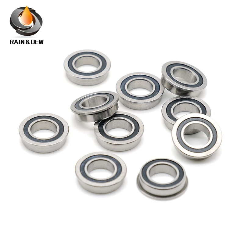4PCS F6003 F6003RS Bearing F6003-19-2RS 20x35x11 mm ABEC-7 Flange Ball ...