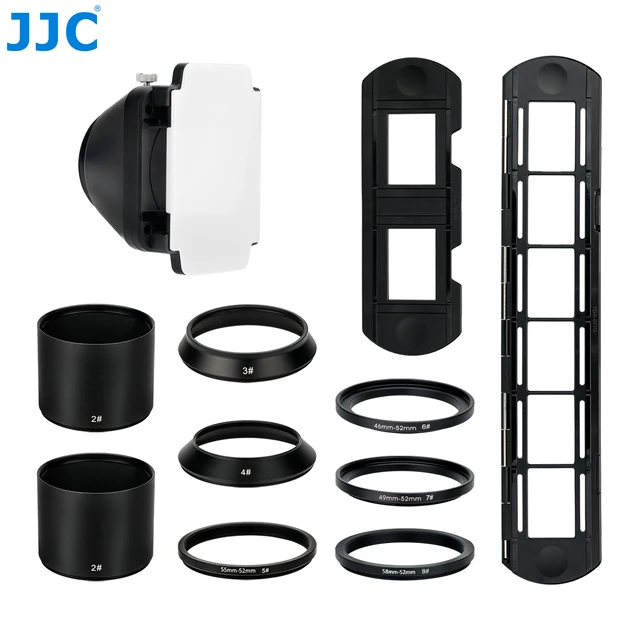 JJC FDA-S1 35mm Film Digitizing Adapter & LED Light Negative Scanner ...