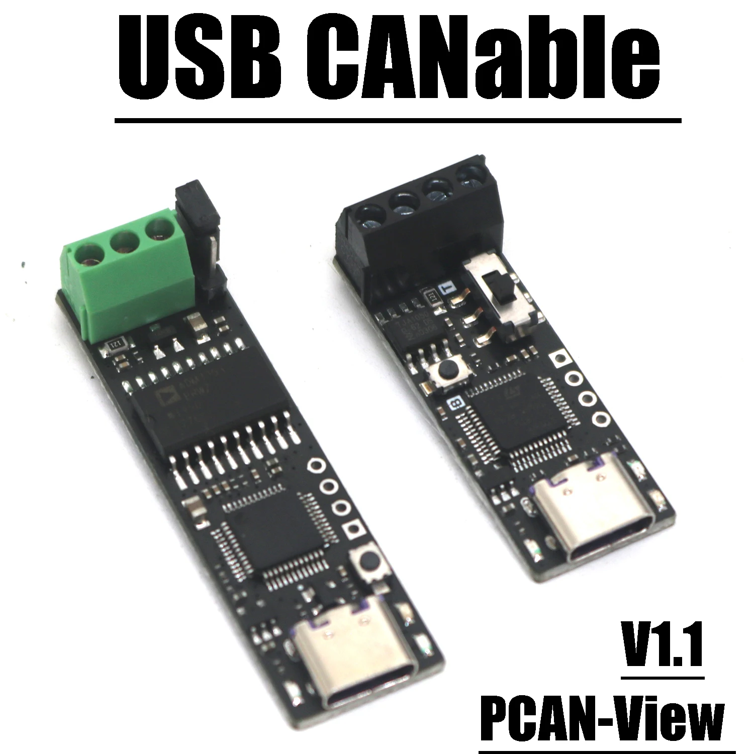 Type C Usb Canable Usb To Can Bus Debugging Tools Converter Adapter Support Pcan View