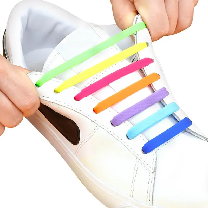 16pcs-set-Silicone-Elastic-Laces-No-Tie-Up-Shoe-Laces-Lazy-Shoe-Laces-T ...