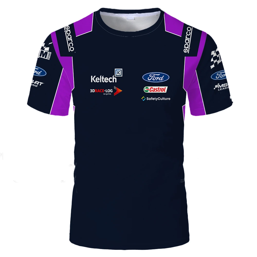 WRC T shirt Ford Team Uniform Formula One Racing Suit F1 Shirt Quick ...