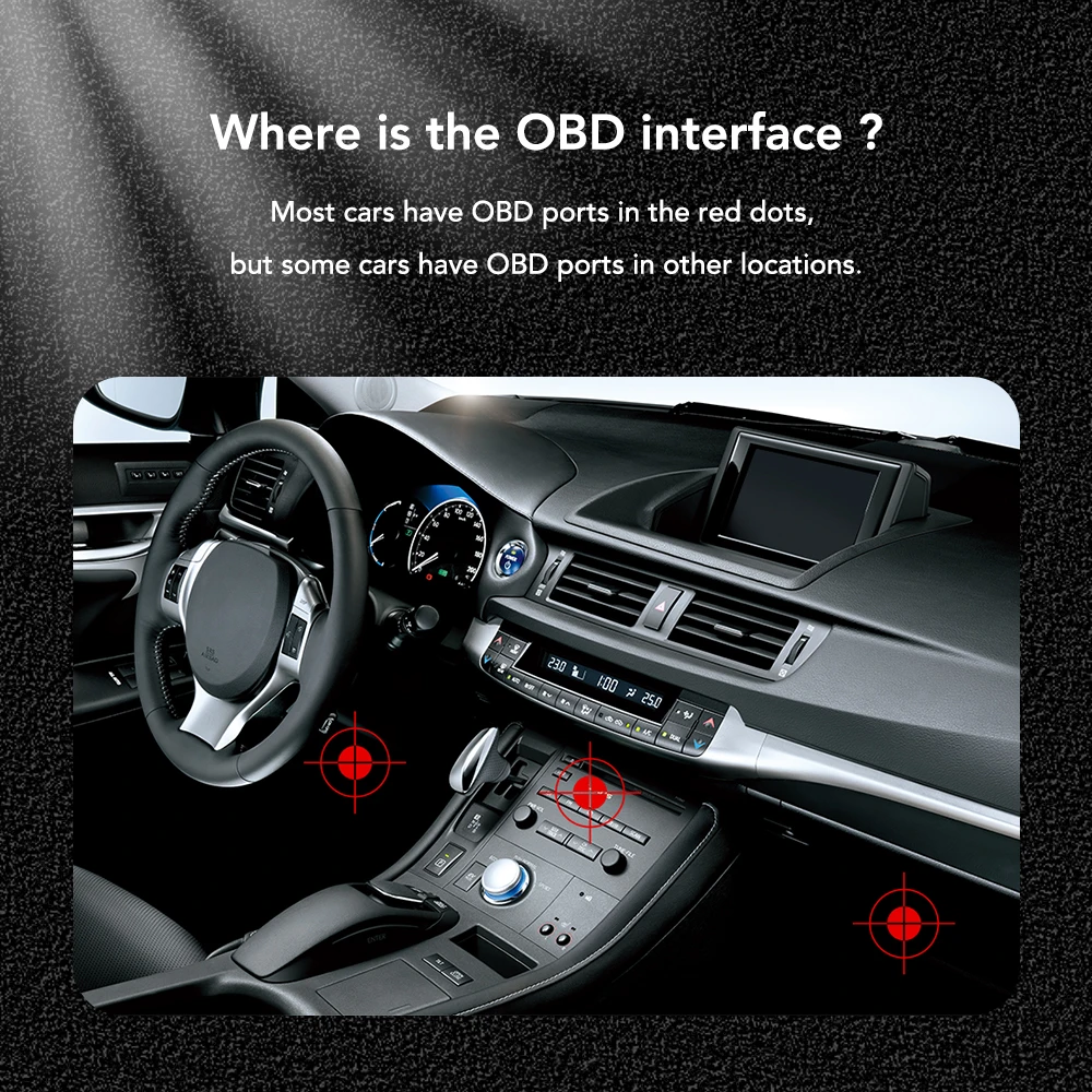 Автомобильный диагностический сканер OBD2 Wi-Fi ELM327 V1.5 для Geely ...