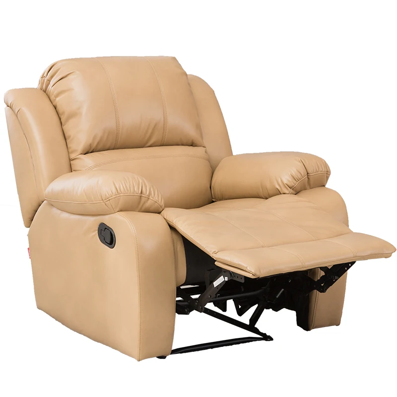 Electric-Recliner-Single-Massage-Chair-Reclinable-Leather-Power-Heating ...