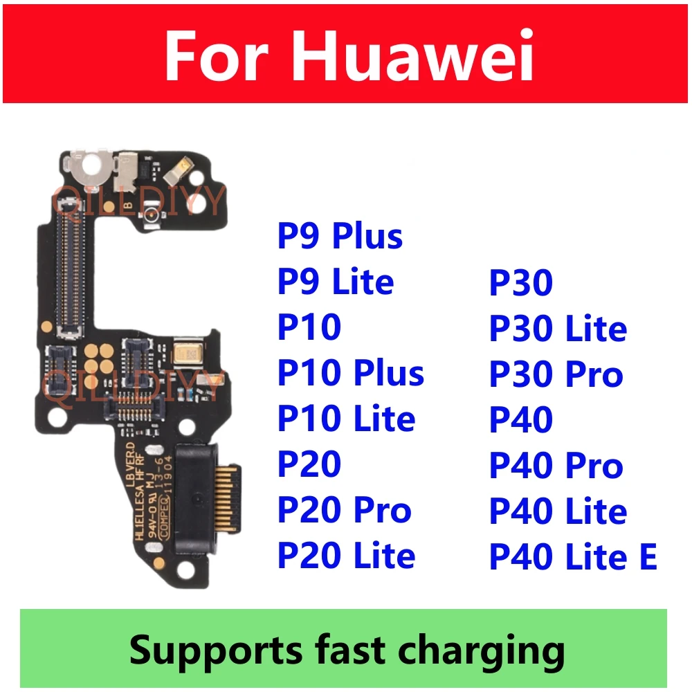 USB Connector Charger Charging Port For Huawei P9 P10 P20 P30 P40 Lite ...