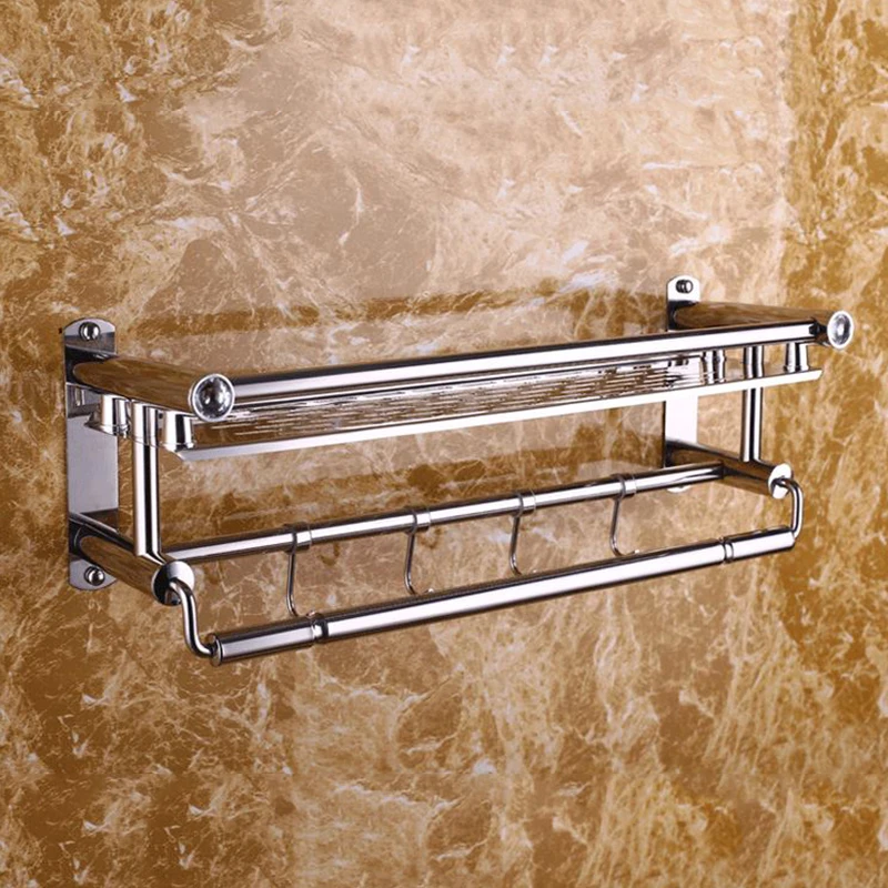Bath-Towel-Racks-For-Bathroom-Wall-Mount-Hanging-Gadget-Stainless-Steel ...