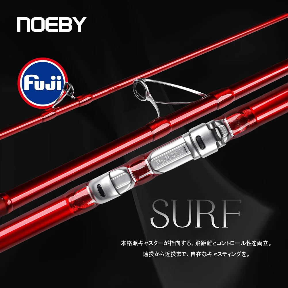 Noeby Fishing Rod Surf 397bx 428bx 3 Section Fuji Parts Carbon Surf ...