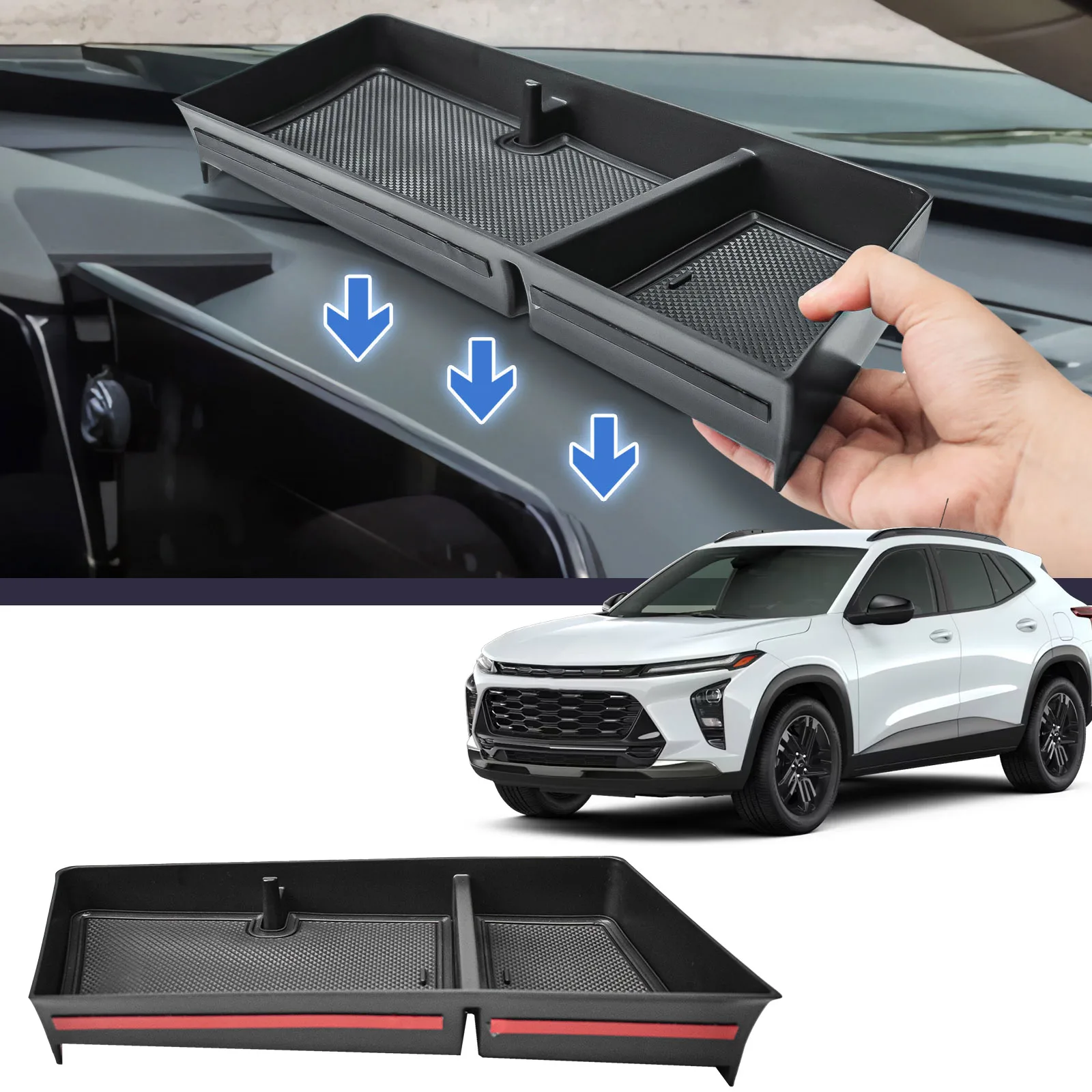 Center Console Dashboard Tray Organizer For 2024 2025 Chevy Chevrolet ...