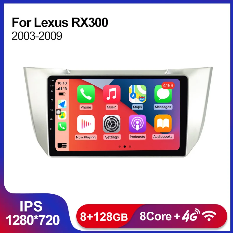 Android 11 Auto Radio Stereo Für Lexus RX300 RX330 RX350 RX400H Toyota ...